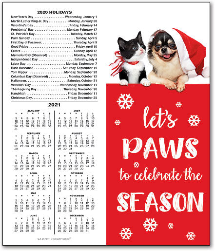 Paws to Celebrate Tear-off Calendar – Smart Practice Australia