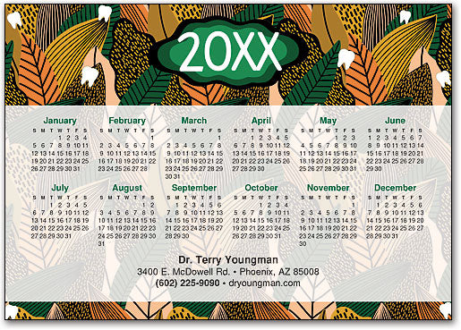 Jungle Teeth Postcard Calendar – Smart Practice Australia