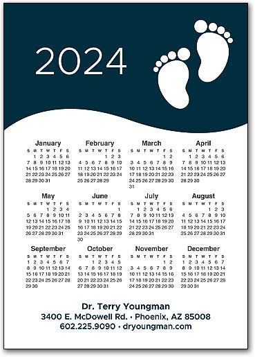 Foot Wave Calendar Magnet – Smart Practice Australia
