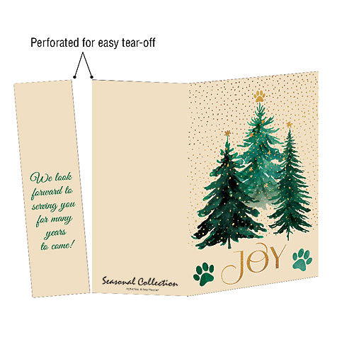 Evergreen Joy Folding Card with Tear-off – Smart Practice Australia