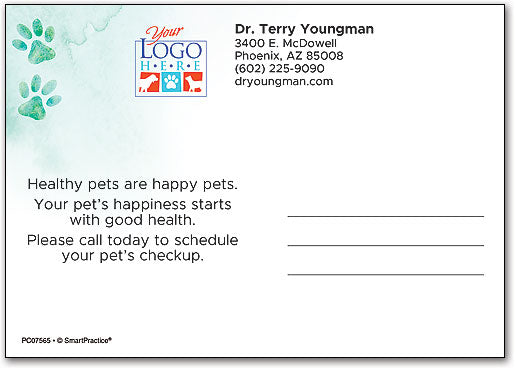 Pet Vets Customisable Postcard – Smart Practice Australia