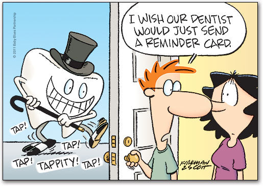 Tap Dancing Tooth Postcard – Smart Practice Australia
