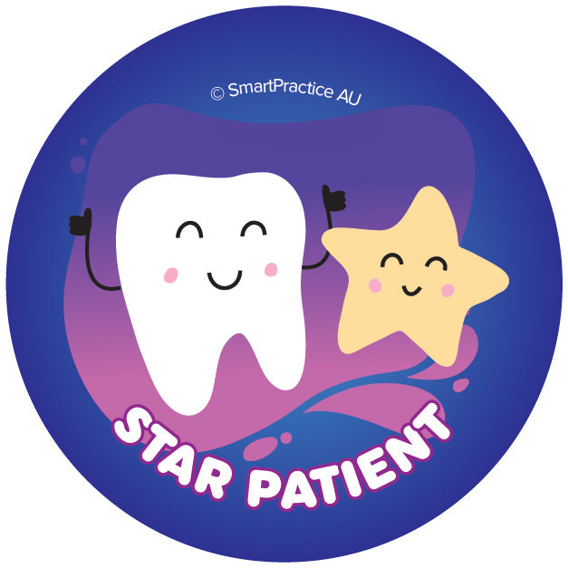 Star Patient Tooth Stickers (100pk) – Smart Practice Australia