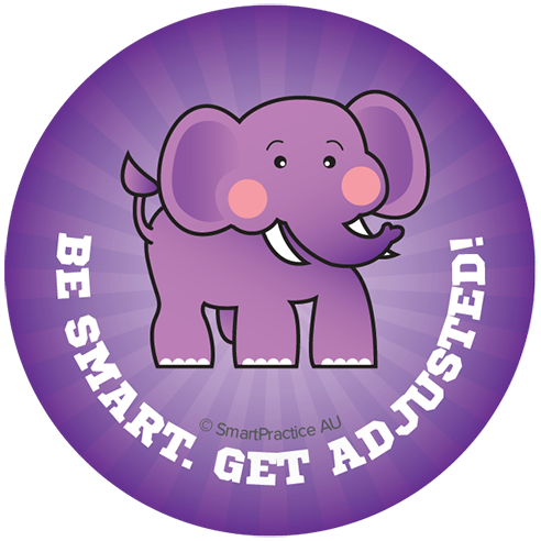 Be Smart, Get adjusted Stickers (100pk) – Smart Practice Australia