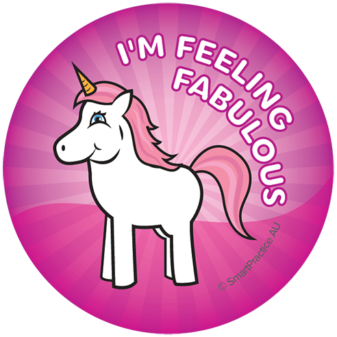 I'm Feeling Fabulous Stickers (100pk) – Smart Practice Australia